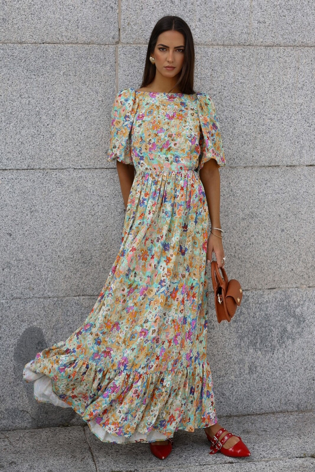 SHORT NAVY BLUE STRUCTURED DRESS - KAOÂ